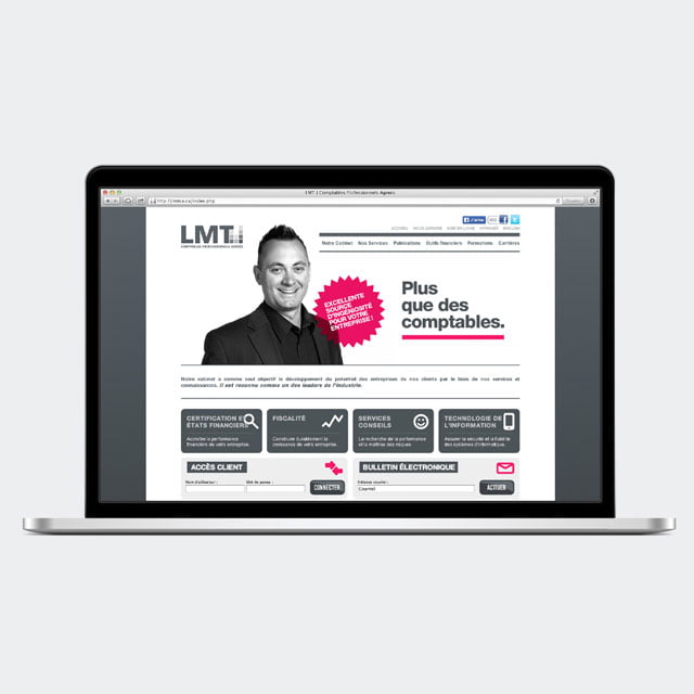LMT Comptables professionnels agréés - Site Web | Kaboom communication ...